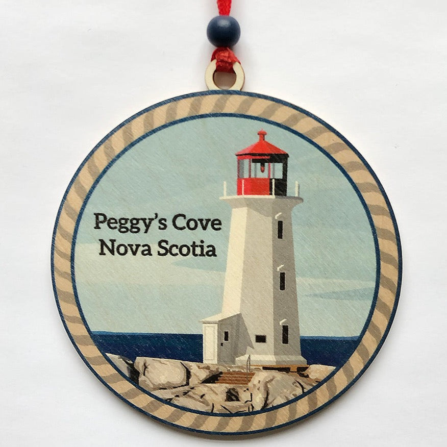 Peggy’s Cove Lighthouse Ornament – Memento Canada